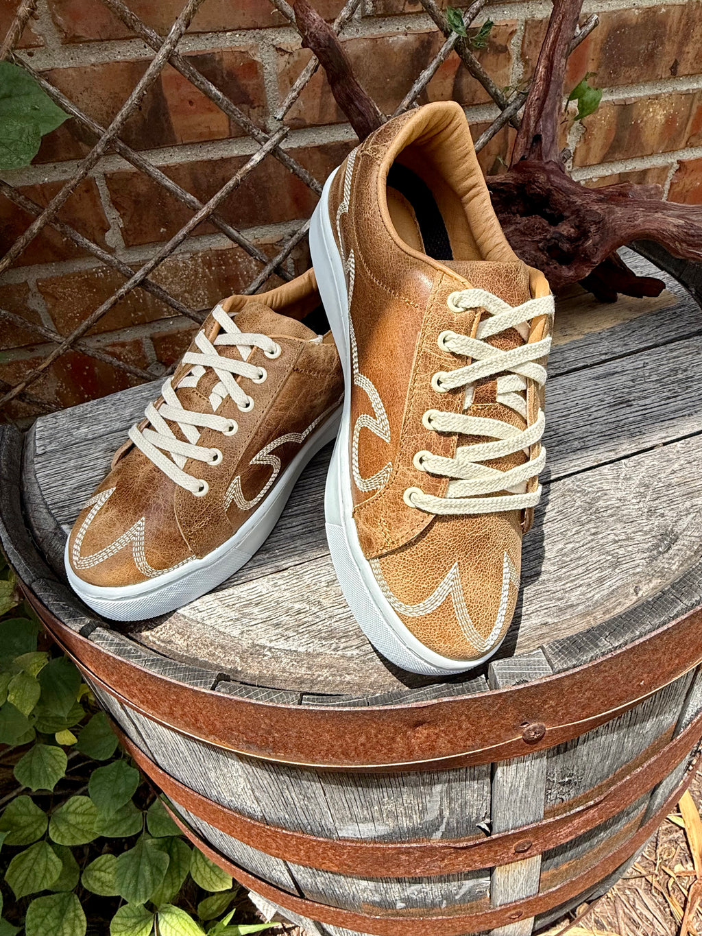 Agave Sky Sheridan Special Boot Stitch Sneaker – Barbwire n Bougie Boutique